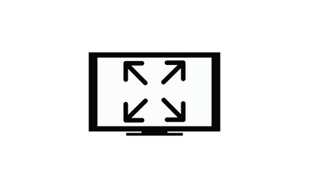 Full screen icon Royalty Free Vector Image - VectorStock