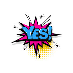 Surprise comic style phrase Royalty Free Vector Image