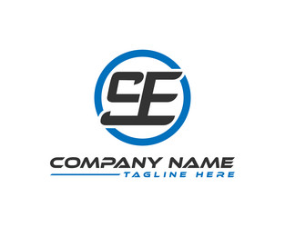 Minimal and monogram letter stf sft logo design Vector Image