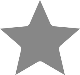 Star grey icon rating sign win symbol Royalty Free Vector