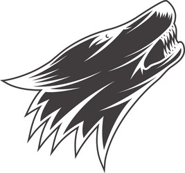 Wolf head Royalty Free Vector Image - VectorStock