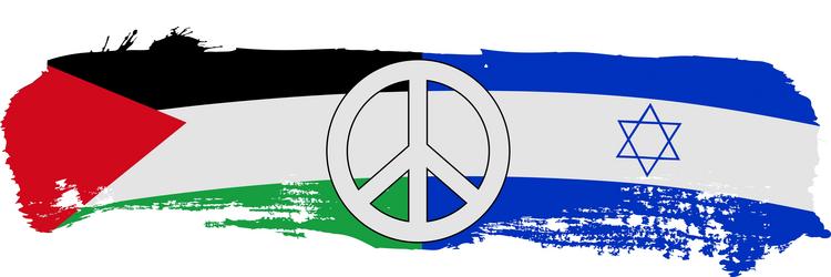 Free palestine movement isolated in white Vector Image