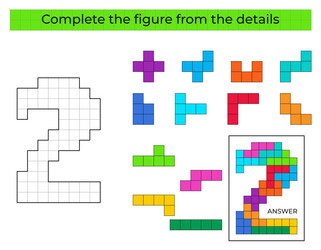 Complete the figure puzzle game with butterfly Vector Image