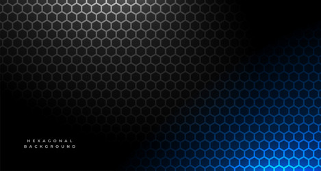 Dark and bold hexagonal texture wallpaper Vector Image