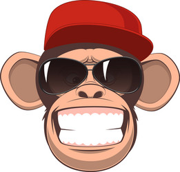 Happy monkey Royalty Free Vector Image - VectorStock