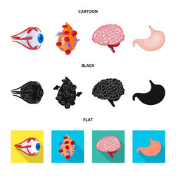 Biology and scientific logo Royalty Free Vector Image