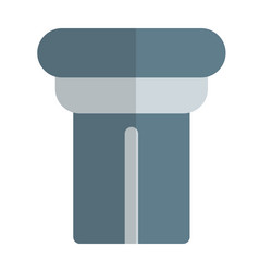 Pillar a structural support in architecture Vector Image