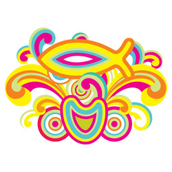 Christian print and bible symbols Royalty Free Vector Image