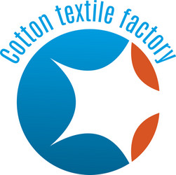 Textile factory forklift composition Royalty Free Vector