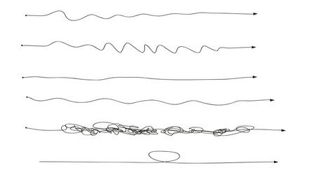 Insane messy line Royalty Free Vector Image - VectorStock