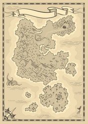 Blank Treasure Map Vector Images (over 430)