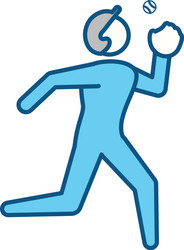 Stick Figure Catching Ball Vector Images (45)