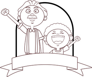 Grandfather Grandson Outline Vector Images (over 170)