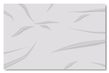 Template glued paper with wrinkles effect Vector Image