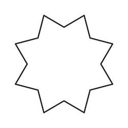 Lined star element Royalty Free Vector Image - VectorStock