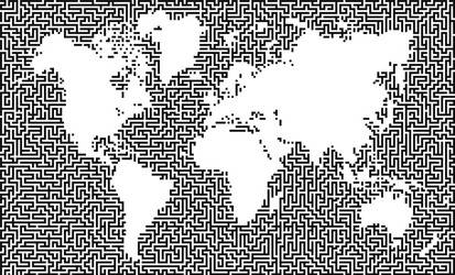 Maze Map Vector Images (over 2,600)