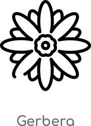 Gerbera Daisy Outline Vector Images (over 280)