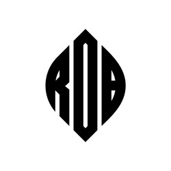 Rdb logo letter design Royalty Free Vector Image