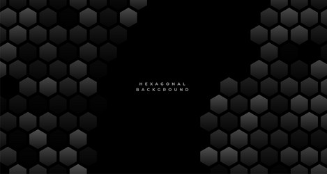 Dark hexagonal pattern texture for a bold Vector Image
