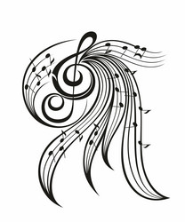 Music notes Royalty Free Vector Image - VectorStock