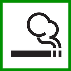 Cigarette icon smoking area symbol Royalty Free Vector Image