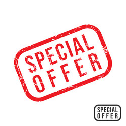 Closed offer rubber stamp on white Royalty Free Vector Image