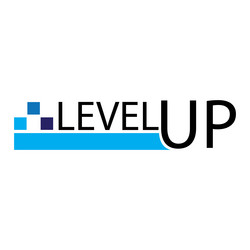 Level up logo Royalty Free Vector Image - VectorStock