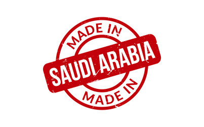 Made in saudi arabia seal Royalty Free Vector Image