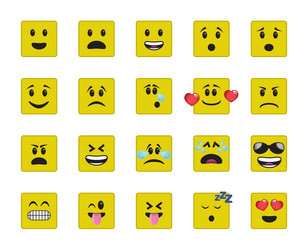 Yellow Emoji Meme Vector Images (81)