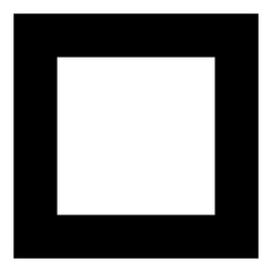 Square flat icon set isolated on white background Vector Image