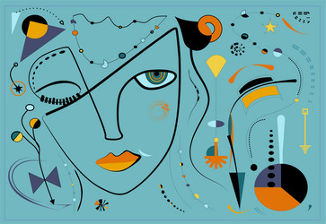 Painter Abstract Miro Vector Images (62)