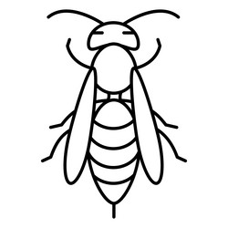 Bee Outline Simple Vector Images (over 1,800)