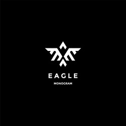 Spread wings eagle hawk falcon cannabis marijuana Vector Image