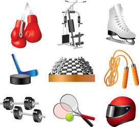 Set sport Royalty Free Vector Image - VectorStock