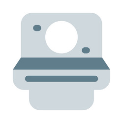 Polaroid camera with self-developing film Vector Image