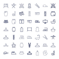 Cloth icons Royalty Free Vector Image - VectorStock