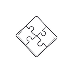Line Drawing Puzzle Piece Vector Images (over 470)