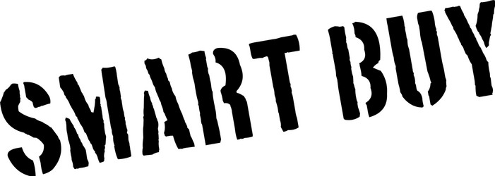 Smart buy rubber stamp Royalty Free Vector Image