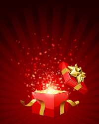 Elegant present background Royalty Free Vector Image
