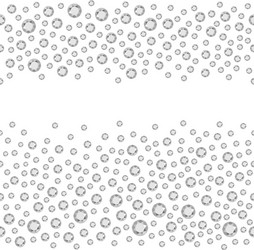 Seamless pattern of rhinestones Royalty Free Vector Image