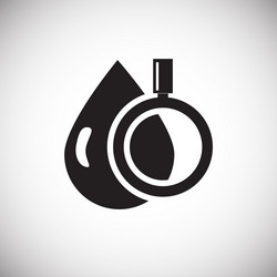 Water control icon on white background for graphic