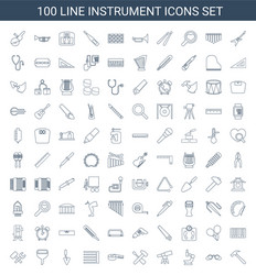 33 instrument icons Royalty Free Vector Image - VectorStock