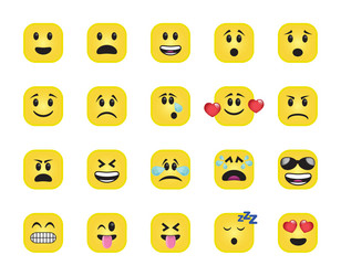 Yellow Emoji Meme Vector Images (81)