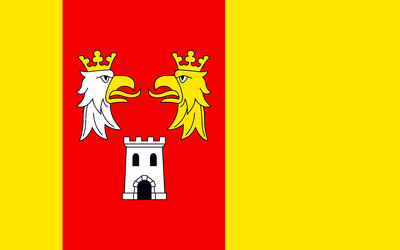 Flag of the kven people Royalty Free Vector Image