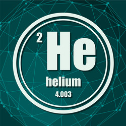 Helium atom Royalty Free Vector Image - VectorStock