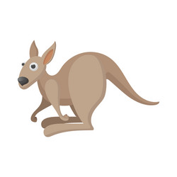 Uluru australia landmark cartoon Royalty Free Vector Image