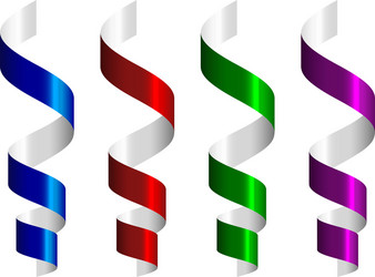 Party streamers Royalty Free Vector Image - VectorStock