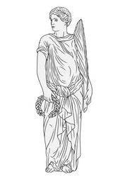 Ancient greek people Royalty Free Vector Image