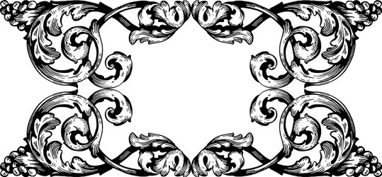 Medieval Vine Baroque Vector Images (over 2,700)