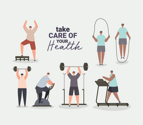 Men Gym Vector Images (over 7,100)